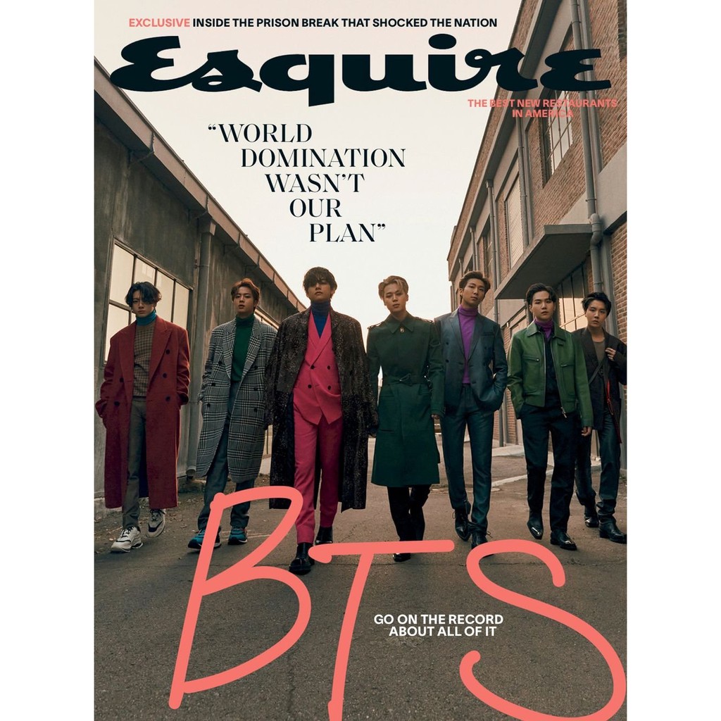 [BTS] พร้อมส่ง นิตยสาร ESQUIRE USA หน้าปก BTS | Shopee Thailand