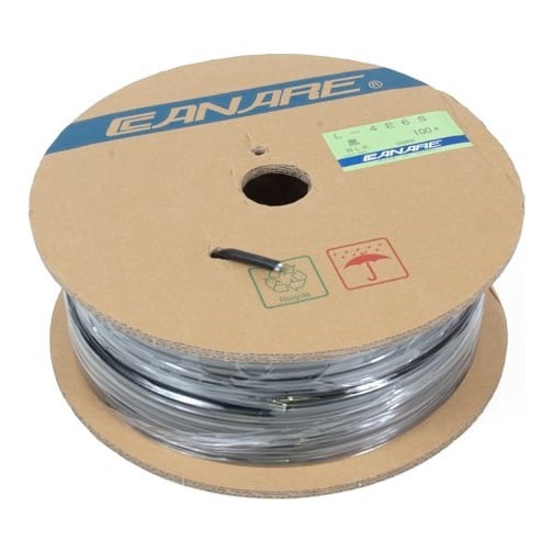 L-4E6S สายสัญญาณเสียง สายไมค์ ยี่ห้อ Canare Star Quad Microphone Cable With Braided Shield ขด ...