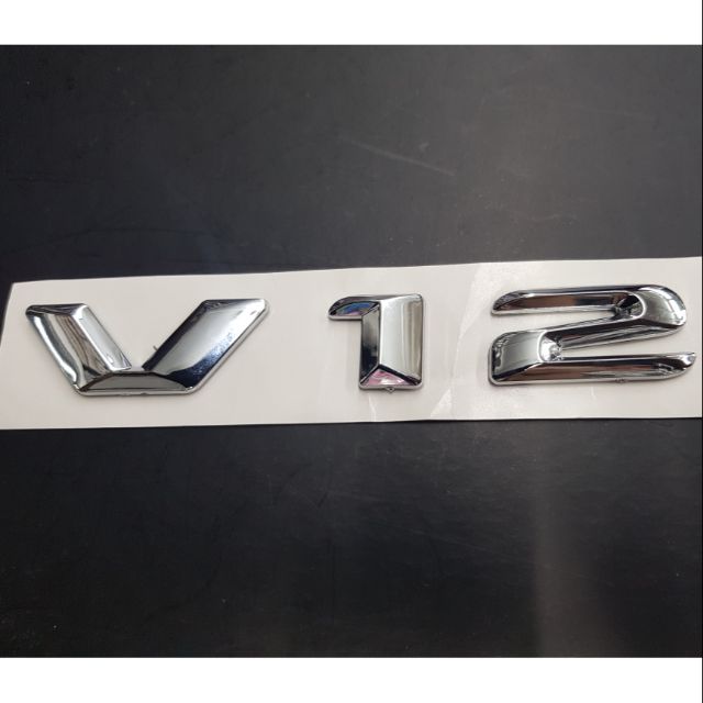 Logo V12 ของรถ Benz ตัวอักษรแยก | Shopee Thailand