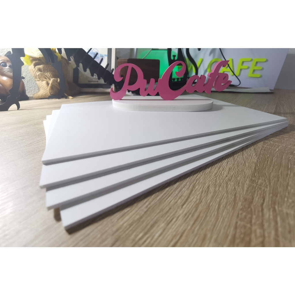 แผ่นพลาสวูด(plastwood PVC FOAM SHEET) 10มิล สีขาว แบ่งขาย (1แผ่น) | Shopee Thailand
