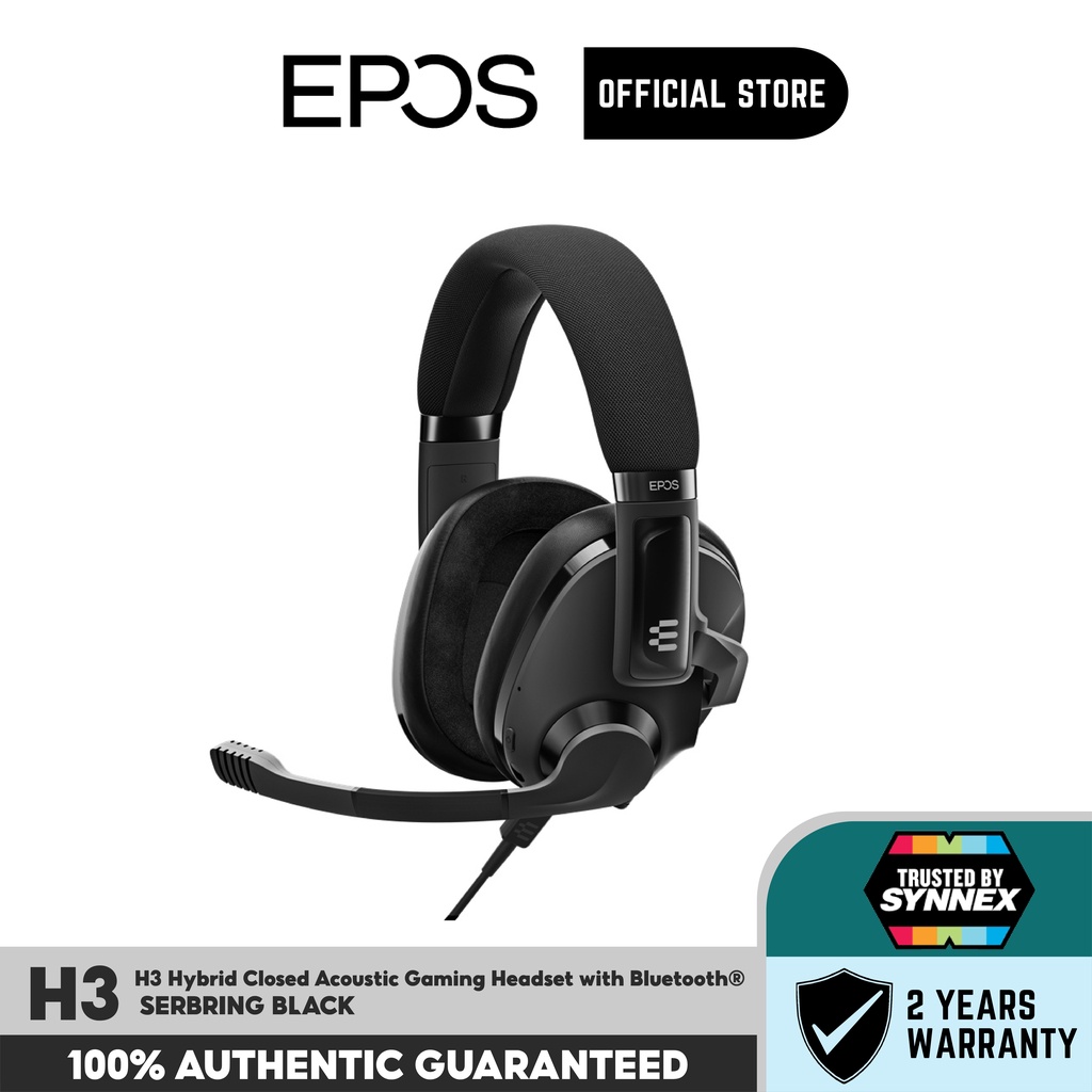 [กดตระกร้าแถมแผ่นรองเม้าส์] H3 Hybrid Closed Acoustic Gaming Headset with Bluetooth® (H3-HYBRID ...