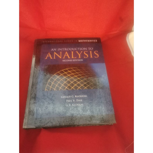An Introduction to Analysis (International Series in Mathematics) 2nd ...
