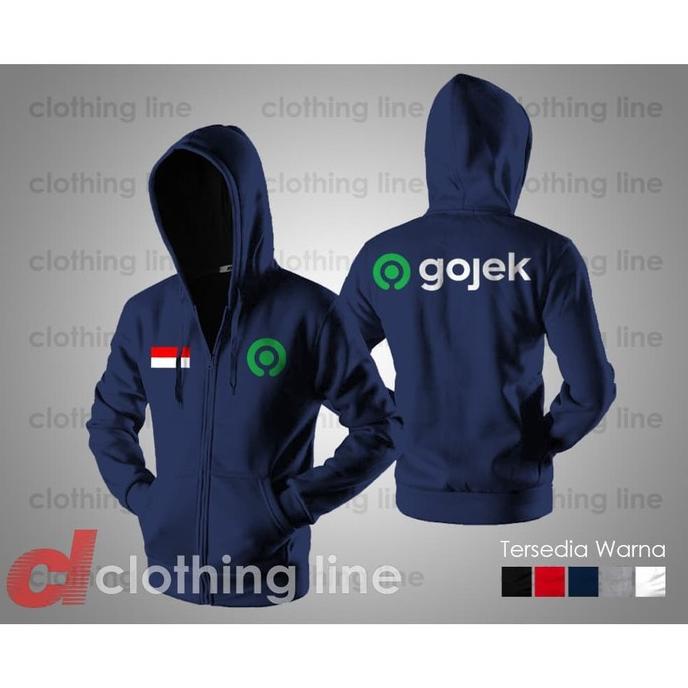Gojek GO JEK INDONESIA EXCLUSIVE HOODIE SWETER JACKET | Shopee Thailand