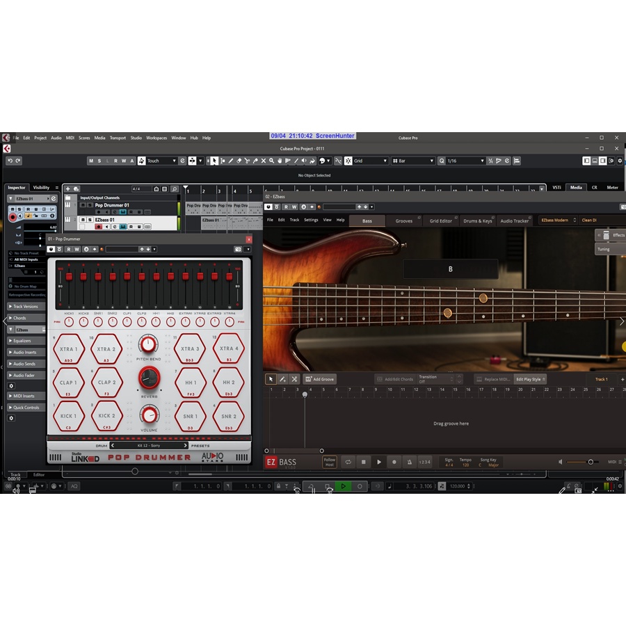 StudioLinked VST PopDrummer Beat Machine For Win 64/32 Bit และ EZ Bass ...