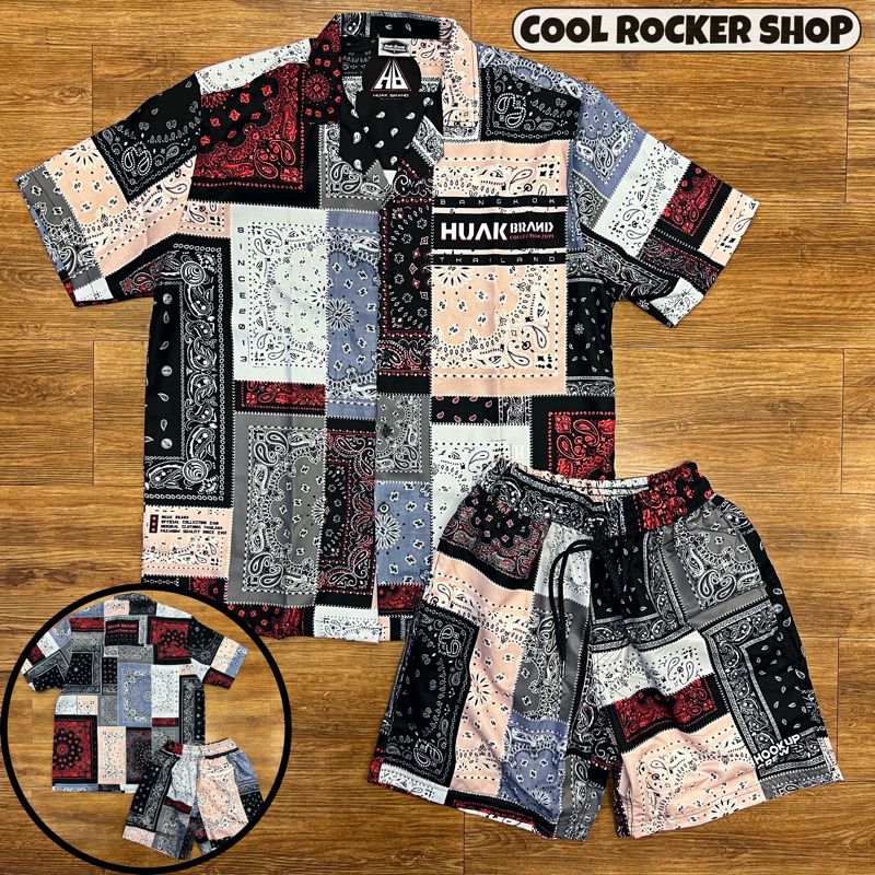 Cool Rocker : ชุดเซ็ตลายผ้าเช็ดหน้าคลาสสิค Paisley Bandana Set By ...