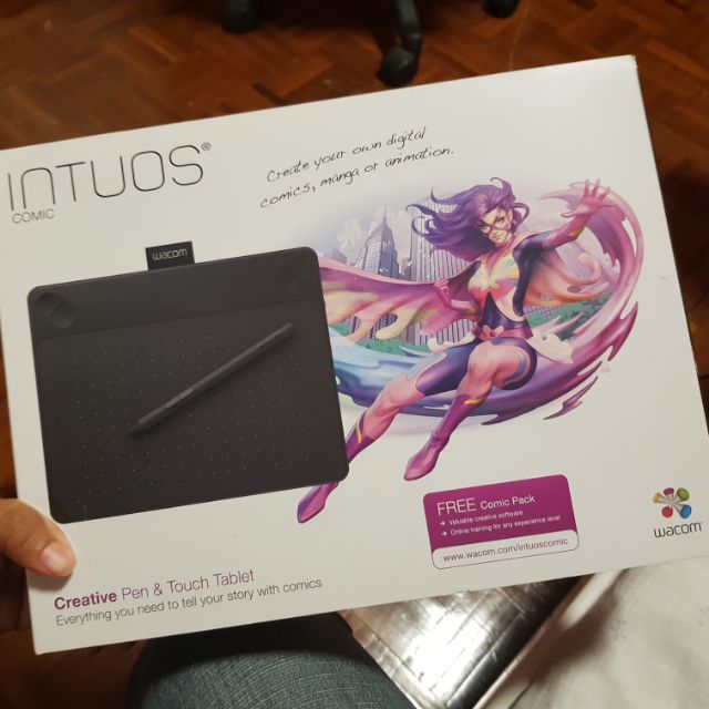 Wacom Intuos Comic – Pen and Touch Tablet | Shopee Thailand
