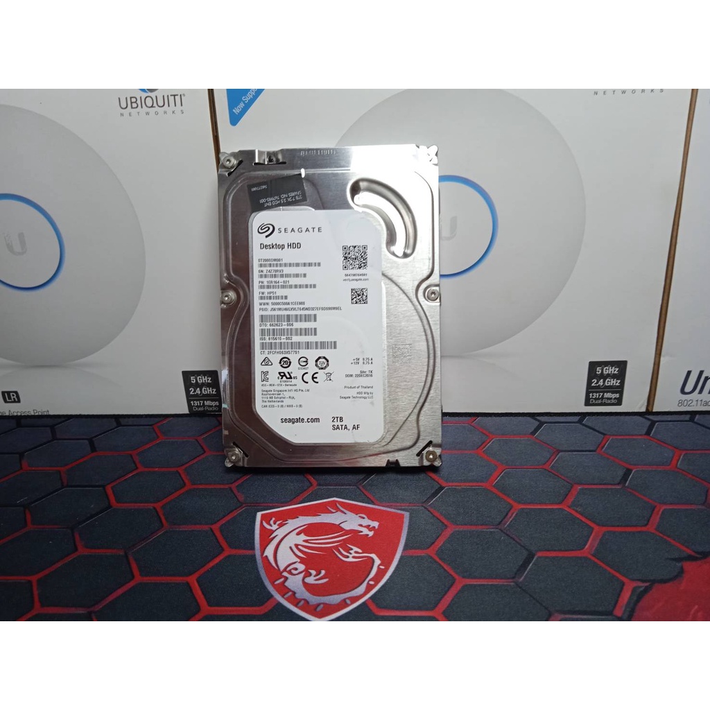 ฮาร์ดดิส HDD SEAGATE HDD 2TB (2000GB) สวยใส เขียวทั้งลูก พร้อมใช้งาน ...