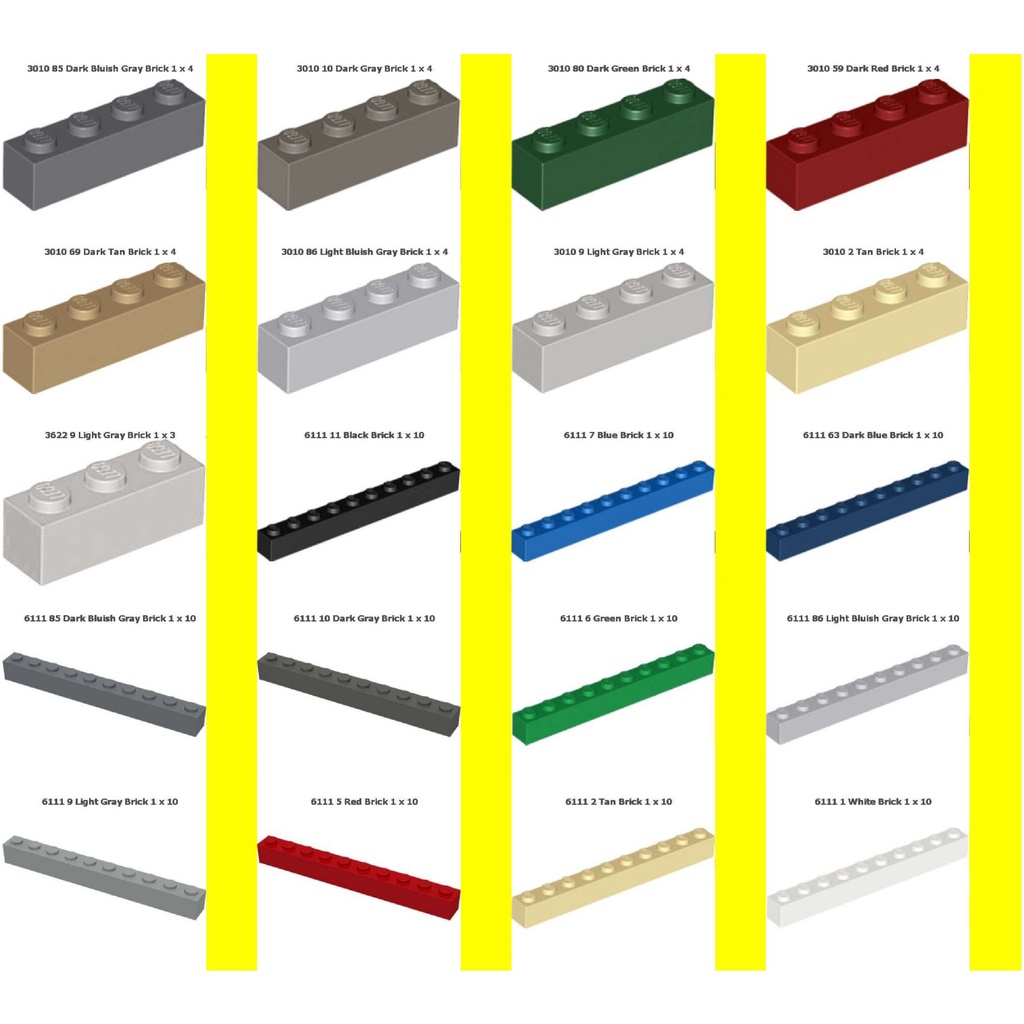 lego 3010 3622 6111 ชิ้นส่วนเลโก้แท้มือ2คัดเฉพาะที่ไม่มีตำหนิชัดเจน ...