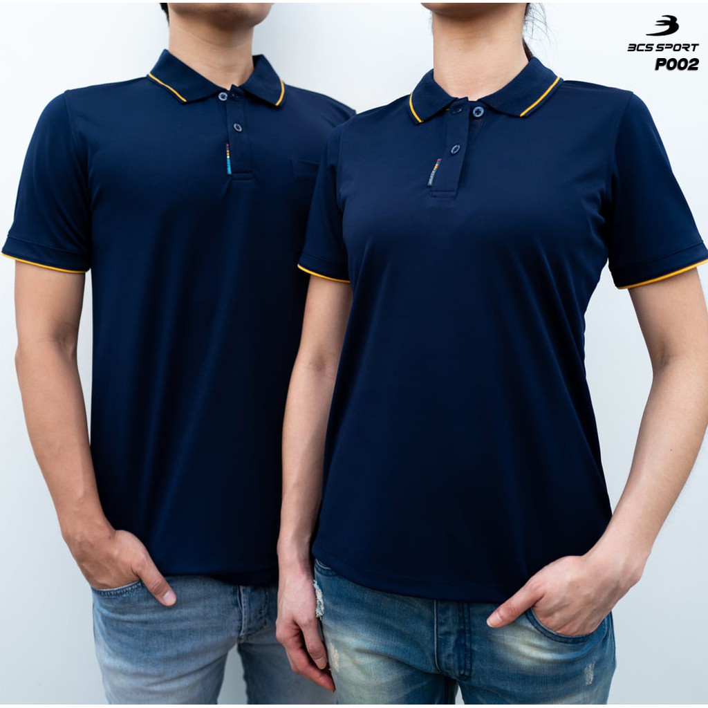 เสื้อโปโลผู้หญิง แบรนด์ BCS Sport P002 | Shopee Thailand