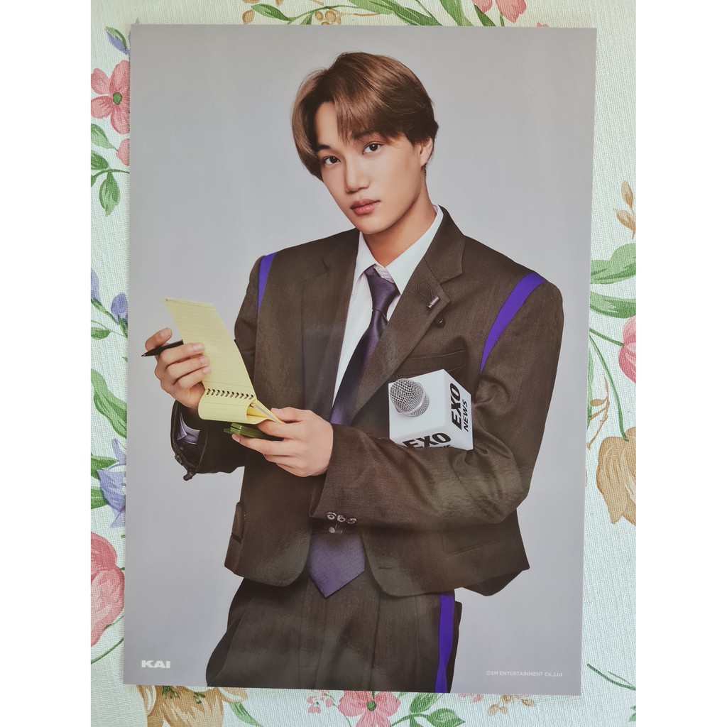 [พร้อมส่ง] โปสเตอร์ A4 ไค Kai ปฏิทิน EXO 2021 Season's Greetings Mini Poster | Shopee Thailand