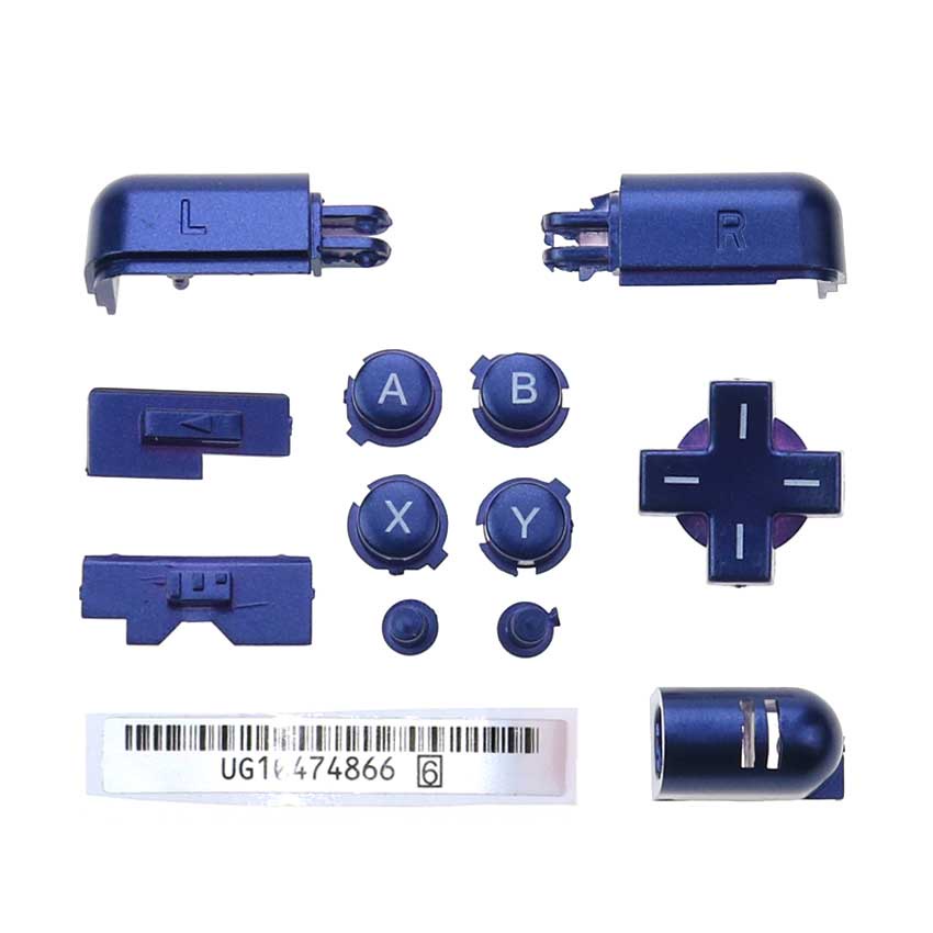 ชุดปุ่มกด ABXY Lr D Pad แบบเปลี่ยน สําหรับ Nintendo DS Lite NDSL ...