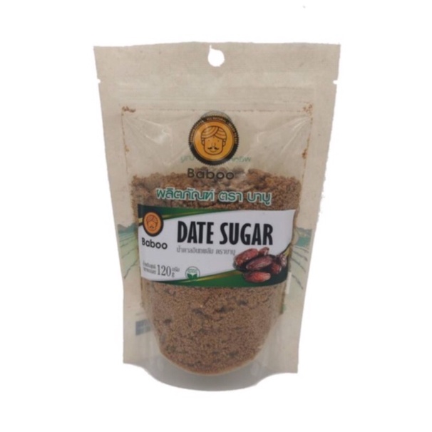 Date Sugar Baboo 120g น้ำตาลอินทผลัม ตราบาบู | Shopee Thailand