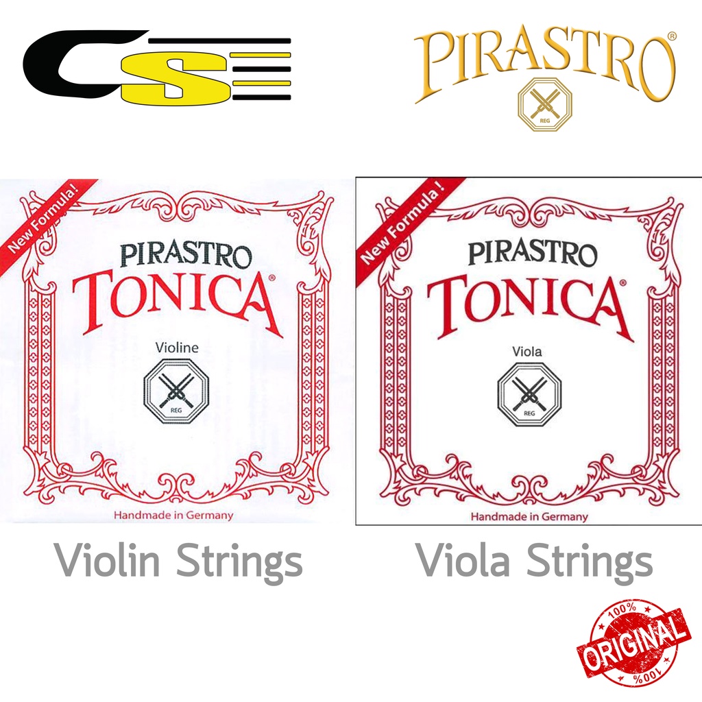 Pirastro Tonica สายไวโอลิน สายวิโอล่า แบบชุด 4เส้น (New Formula) | Shopee Thailand