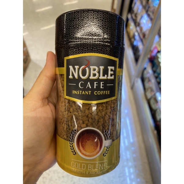 กาแฟสำเร็จรูป ชนิดฟรีซดราย 100 G. Noble Cafe Gold Blend โนเบิล คาเฟ่ โก ...