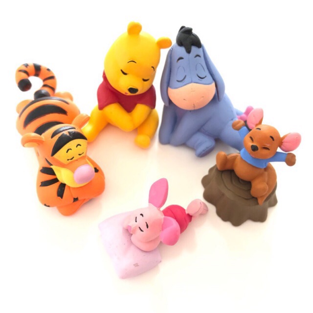 Crony.Toys】Gachapon Disney Winnie The Pooh Sleep Character Set 5 ...