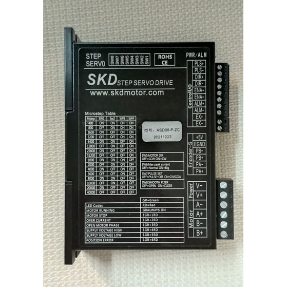 SKD Step Servo Drive Model ASD08-P-ZC **สินค้าใหม่ รอของประมาณ 30วัน ...