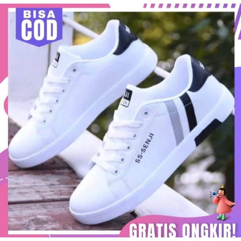 รองเท้าผ้าใบลําลองใหม่ล่าสุด SS SENJI | Shopee Thailand