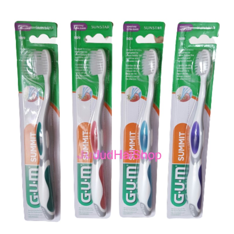 GUM แปรงสีฟัน 509 ซัมมิท เซนซิทีฟ summit sensitive **ราคาต่อ 1 ด้าม ...