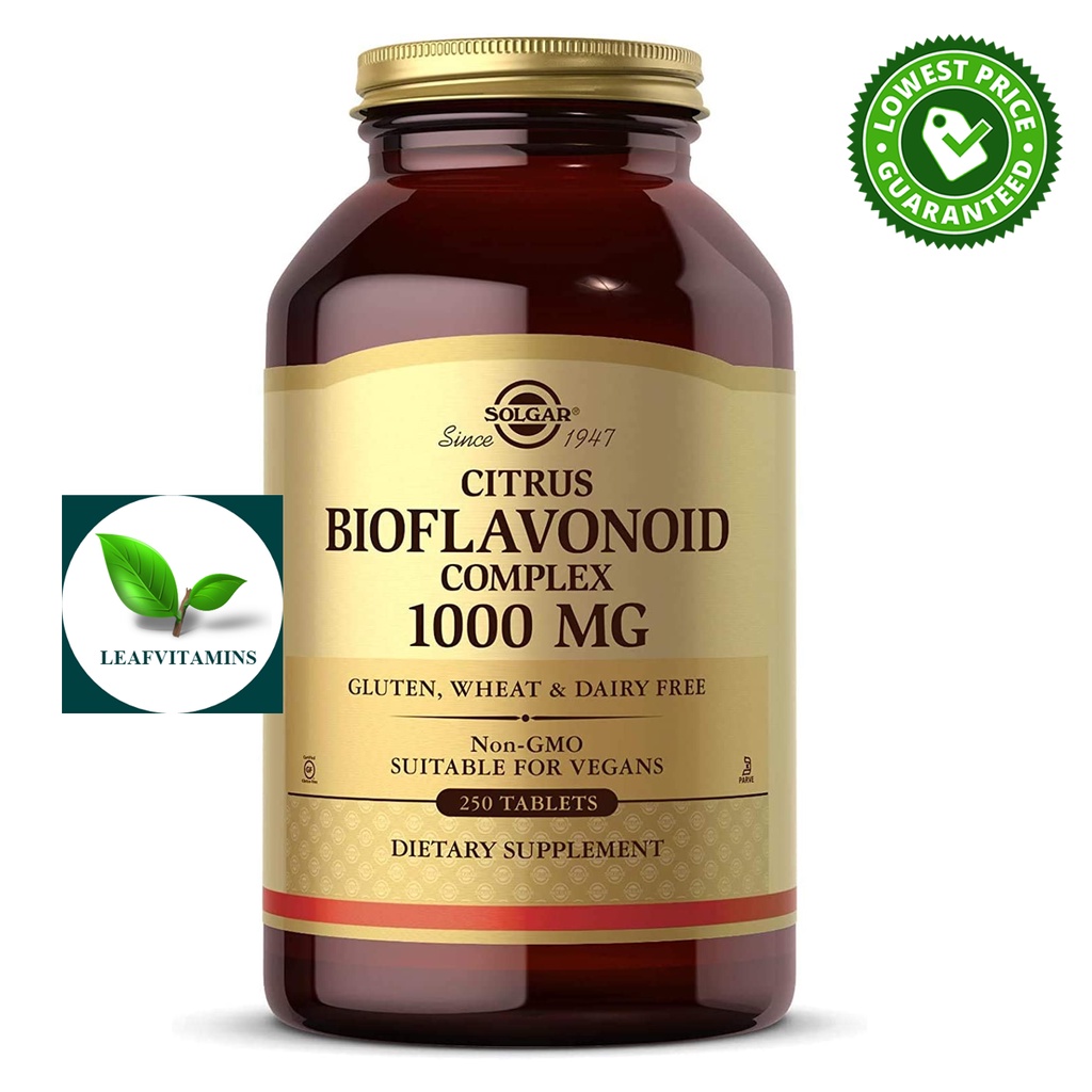 SOLGAR CITRUS BIOFLAVONOID COMPLEX 1000 MG / 250 TABLETS | Shopee Thailand