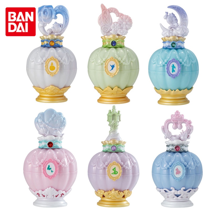 Bandai Disney Princess Perfume Jewelry Case Milky Color Belle Tinker ...