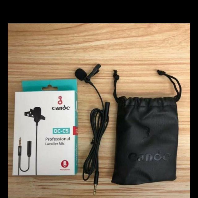 ไมล์พกพา ขนาดเล็กCandc รุ่นDC-C5 professional lavalier Mic | Shopee ...
