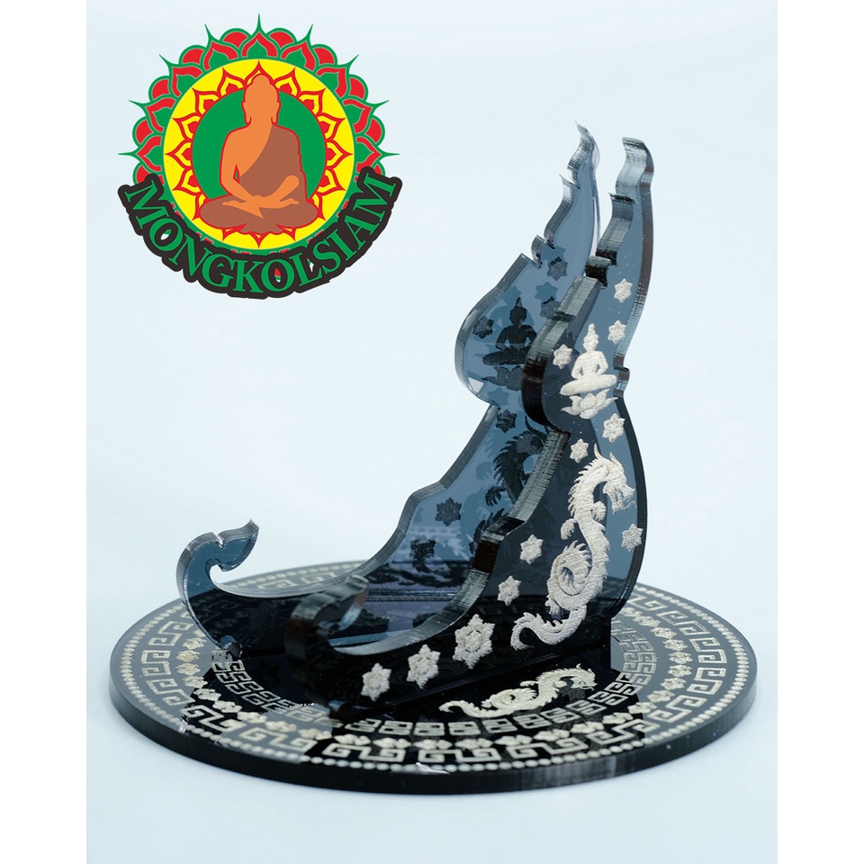 ฐางวางเหรียญ ฐานวางพระลวดลายอ่อนช้อยสวยงาม เพิ่มความเข้มๆขลังๆด้วยอะคร ...