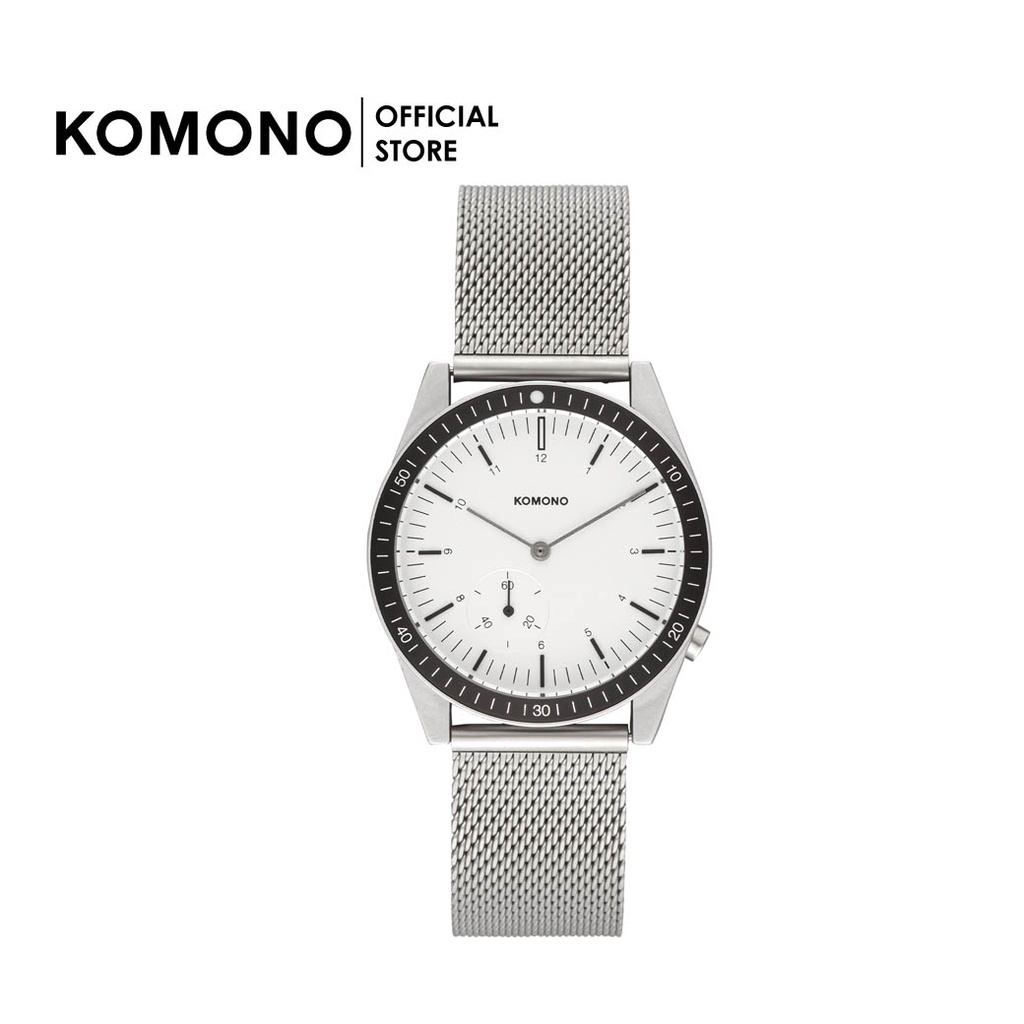 KOMONO Watch Ray Legacy Mesh Silver นาฬิกาผู้ชาย สายโลหะ ทางการ ...