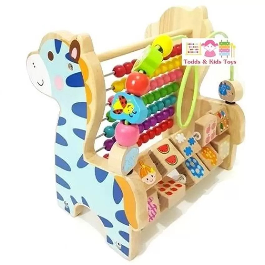 Todds & Kids Toys Little Zebra Multi-function Beads Frame | Shopee Thailand