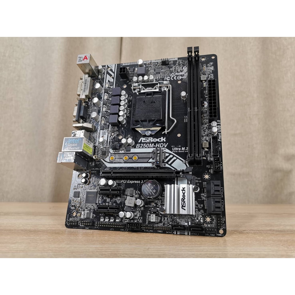 เมนบอร์ด(mainboard) Asrock B250M-HDV (socket 1151) | Shopee Thailand