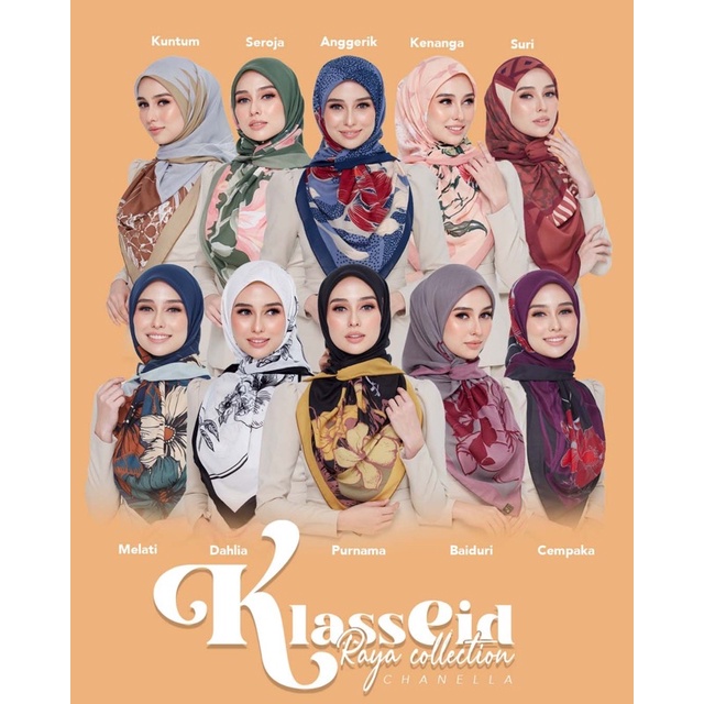 Fareha KLASSEID RAYA EDITION (CHANELLA) | Shopee Thailand