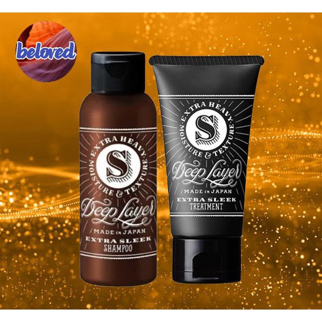 Deep Layer Extra Sleek Shampoo 80 ml/Treatment 60 g แชมพู ครีมนวดผม ...