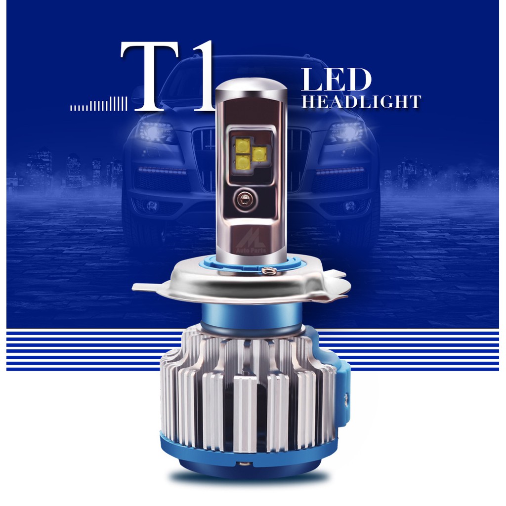 king-carmateหลอดไฟหน้ารถยนต์ หลอดไฟรถ หลอดไฟled T1 Turbo chip cree 12V ...