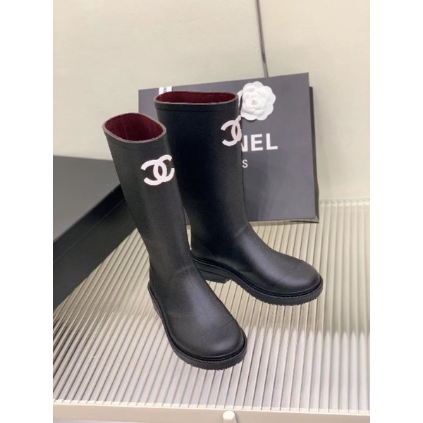 Chanel rubber boots [PreOrder] | Shopee Thailand