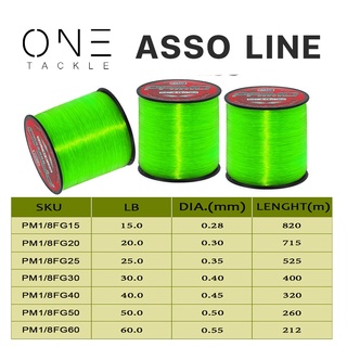 อุปกรณ์ตกปลา แท้จาก ASSO สายเอ็น รุ่น PRIMO 1/8LB FY (สีเหลือง) สายเอ็น ...