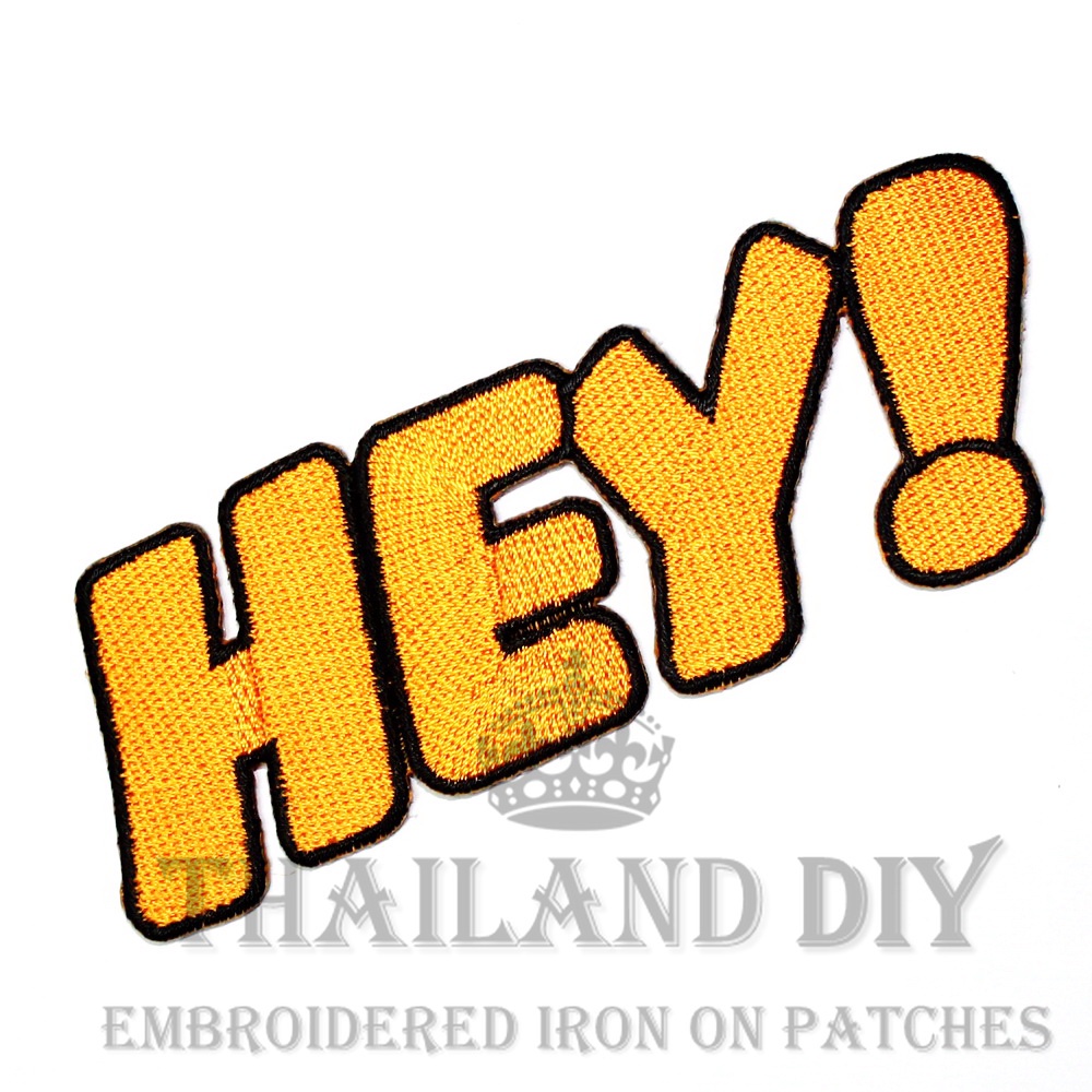 ตัวรีดติดเสื้อ ตัวรีดการ์ตูน ซุปเปอร์ฮีโร่ คำพูด HEY! Superhero Cartoon ...