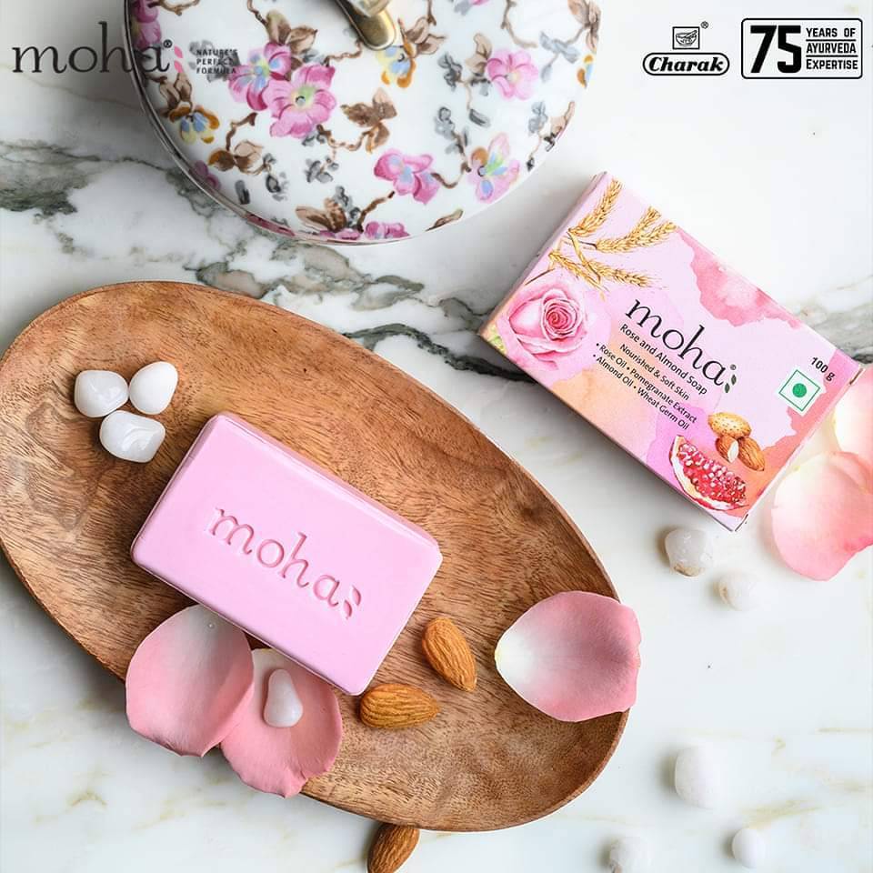 สบู่ก้อนโมฮากลิ่นกุหลาบจากอินเดีย Moha soap ลดกลิ่นกาย ลดผดผื่นคัน ช่วย ...