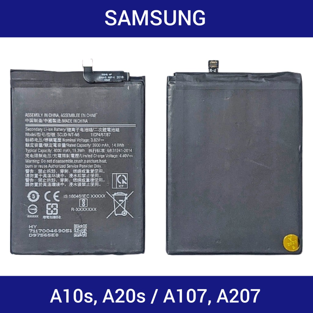แบตเตอรี่ | Samsung Galaxy A10s, A20s A107, A207 | SCUD-WT-N6 | Phone ...
