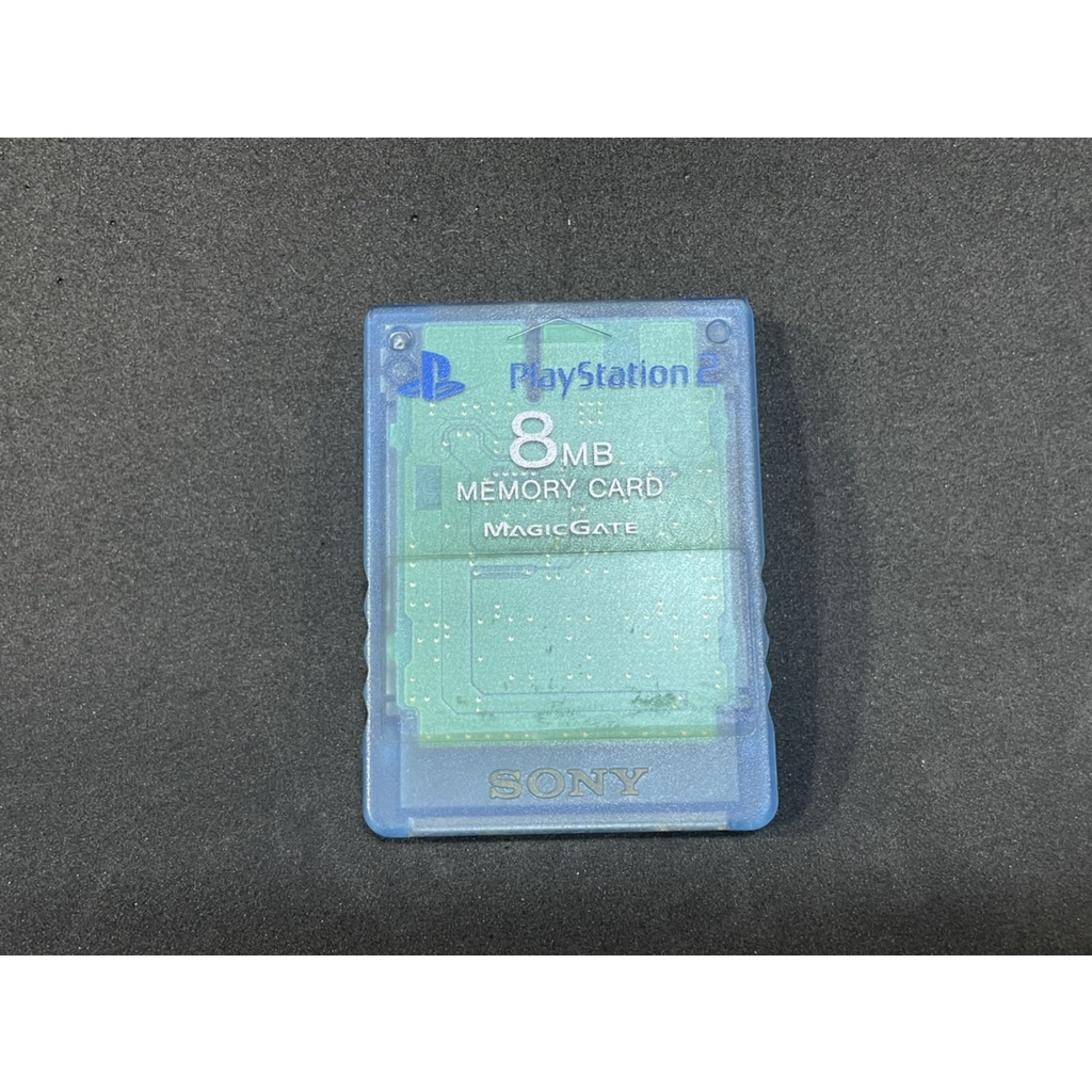 เมมเมอรี่การ์ด Playstation 2 : Memory Card Ocean Blue สีฟ้าใส : PS2 ...