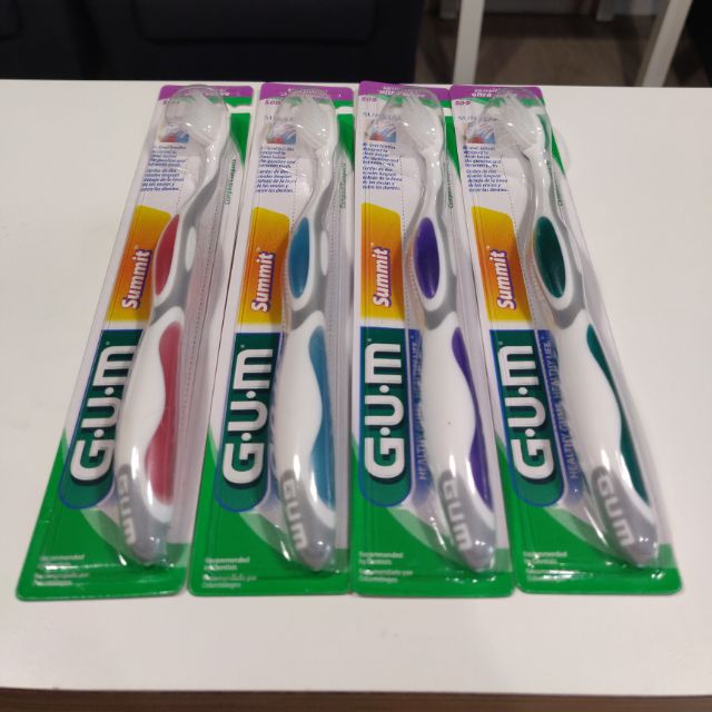 แปรงสีฟัน GUM toothbrush summit sensitive 509 (ต้องการเลือกสีกดทักแชท ...