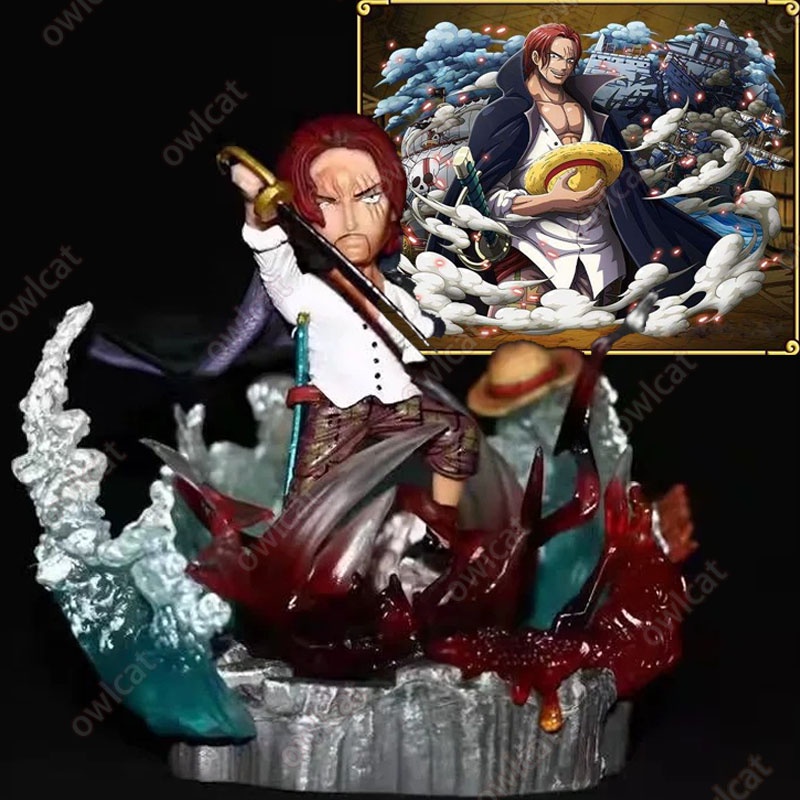 โมเดลวันพีช Red-Haired Shanks (Marineford Arc. Ver.) GK Figure Four ...
