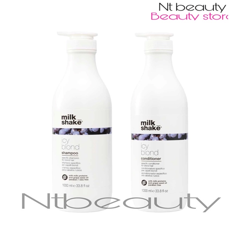 Milk shake icy blond shampoo 1000 ml conditioner 1000 ml milkshake ...