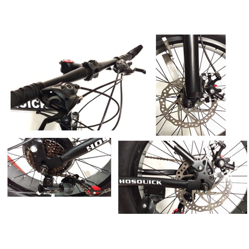 OLIVIER NINE จักรยานเสือภูเขาล้อโต HOSQUICK 20 นิ้ว 24 สปีด พับได้สะดวก ...