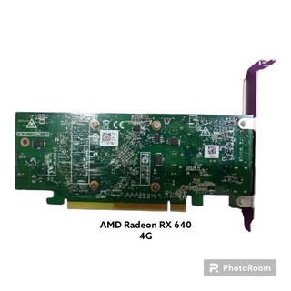 AMD Radeon RX640 4G GDDR5 PCIe Video Card Dell PN: Y77T6 Full-Height ...