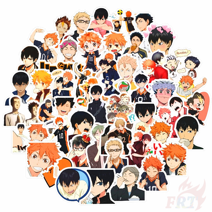 50Pcs/Set Haikyuu!! Series 05 - Anime สติ๊กเกอร์ Shoyo Hinata Tobio ...