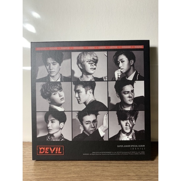 Super Junior - Devil (Special Album) การ์ดคยูฮยอน อัลบั้มมือสองสภาพดี ...