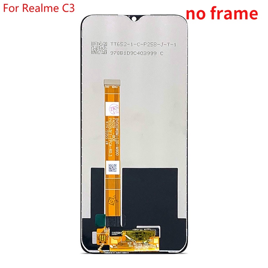 สําหรับrealme C3 จอแสดงผลLCDหน้าจอสัมผัสDigiziter Sensor Complete ...