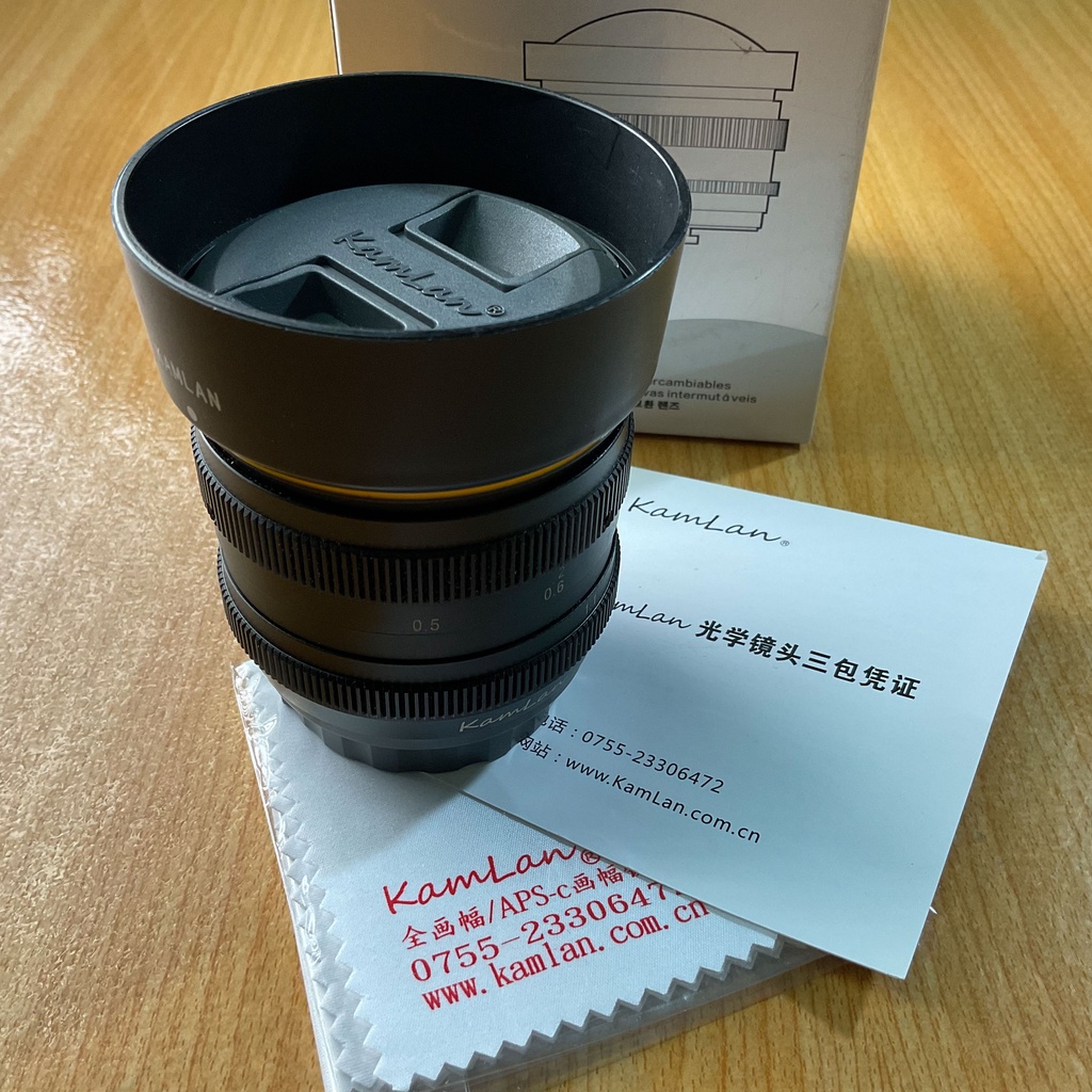 Kamlan 50 mm f1.1 Lens เลนส์ละลาย เลนส์มือหมุน ( 50mm 1.1 ) มือสอง 98% ...