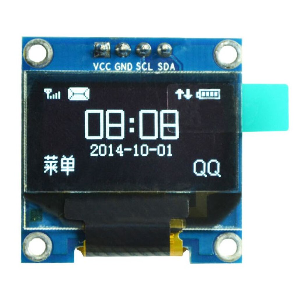 OLED Display I2C Module 0.96" for Arduino จอ OLED (White) | Shopee Thailand