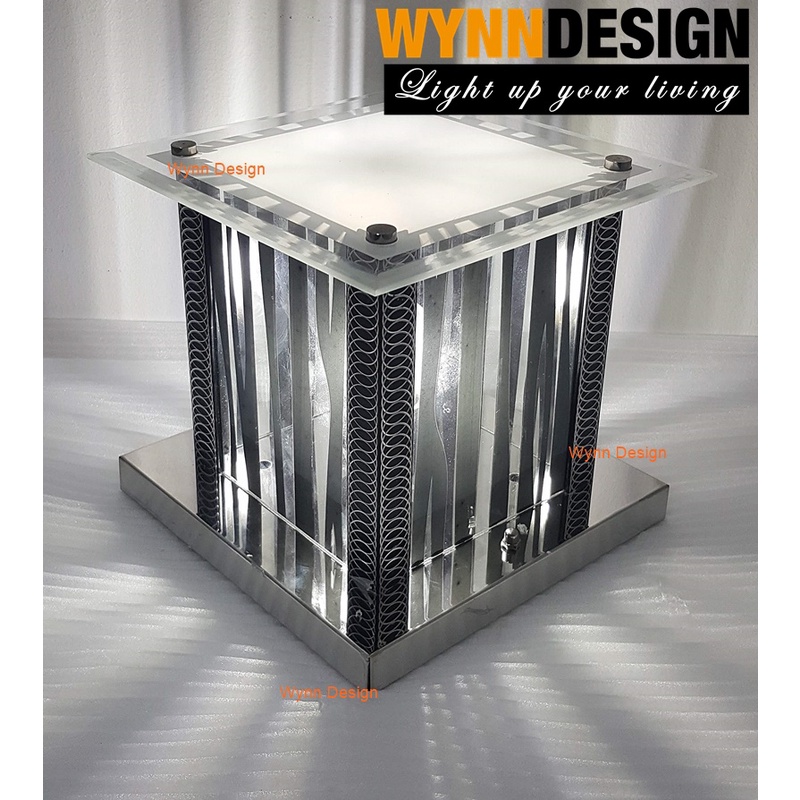 Wynn Design โคมไฟเสาแก้ว สไตล์โมเดิร์น 25 ซม. (5038-250) | Shopee Thailand