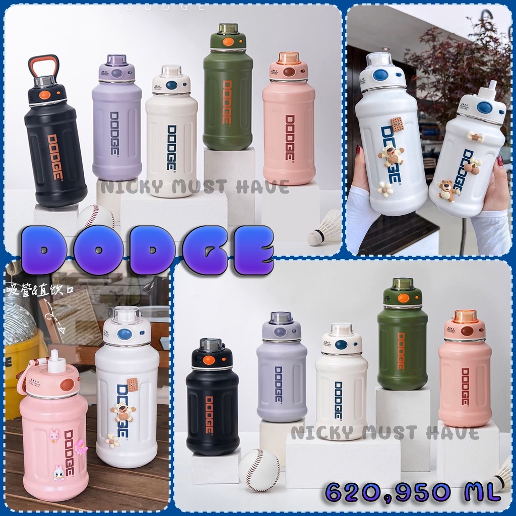 กระบอกน้ำเก็บอุณหภูมิ DODGE ขนาด 620,950 ML | Shopee Thailand